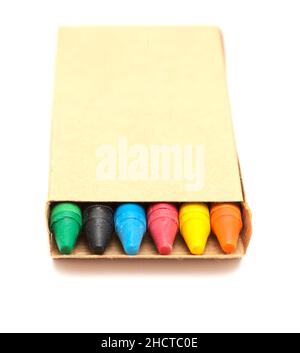 New Wax Crayon close up Stock Photo - Alamy