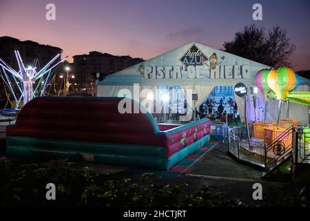Indoor ice skating track in Fuengirola, Malaga province, Spain Stock ...
