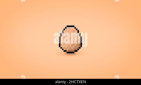 Pixel 8 bit Easter Eggs background - colorful high res 4k wallpaper ...