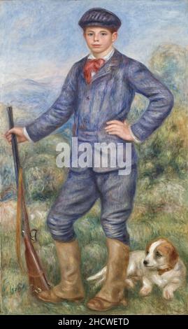 'Jean en tant que Chasseur' by Pierre-Auguste Renoir portrays Jean ...