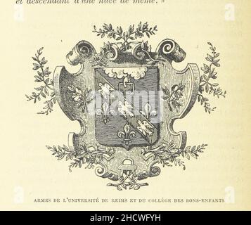 Reims University coat of arms Stock Photo - Alamy