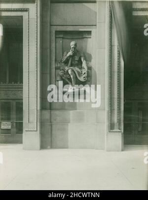 Relief sculpture panel, Chicago City Hall, Chicago, early 20th century ...