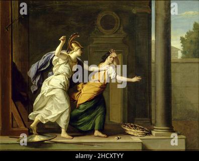 René-Antoine Houasse - Story of Minerva - Minerva and the Triumph of ...