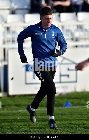 Aaron Atkinson of Oldham Athletic during the FA Cup match between ...