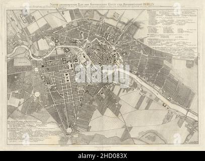 The 'Neuer geometrischer Plan der königlichen Haupt und Residenzstadt ...