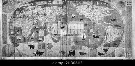 Ricci map 1602 Stock Photo - Alamy