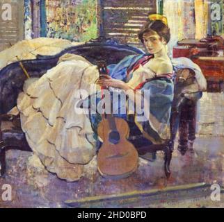 Richard Edward Miller String Artist Stock Photo - Alamy