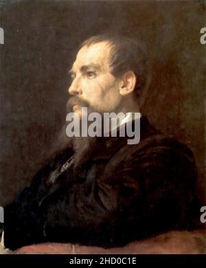 The painting of Richard Francis Burton by Frederic Leighton captures ...