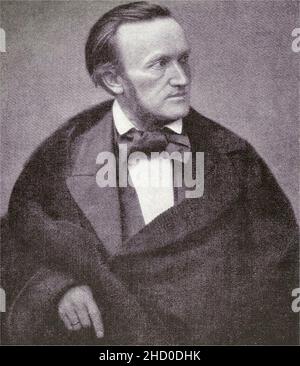 Richard Wagner 1861 Stock Photo - Alamy