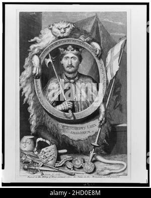 Richardus I. Rex Anglorum / Vertue del. sculp Stock Photo - Alamy