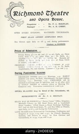 Richmond Theatre and Opera House prices Stock Photo - Alamy