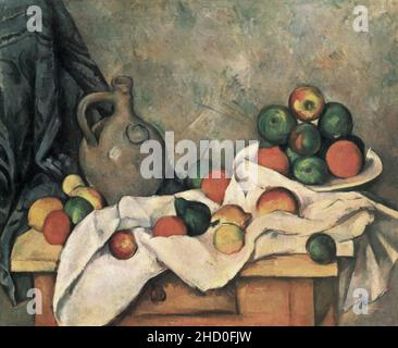 Rideau, Cruchon et Compotier, par Paul Cézanne Stock Photo - Alamy
