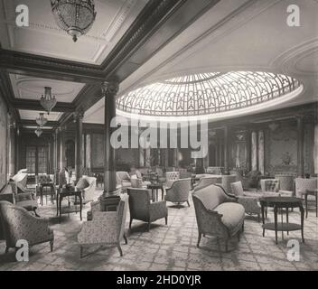 The First Class Drawing Room of the RMS Lusitania was a luxurious space ...