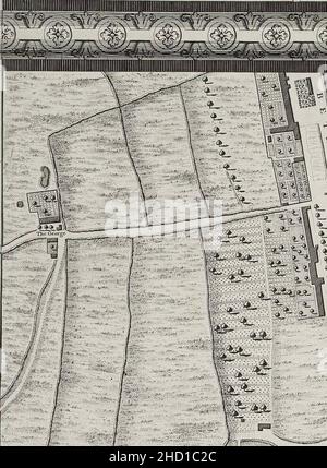 Rocque Map of London 1746 019 Stock Photo - Alamy