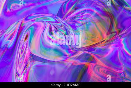 Abstract gradation of glass, 3d rendering. Computer digital drawing ...