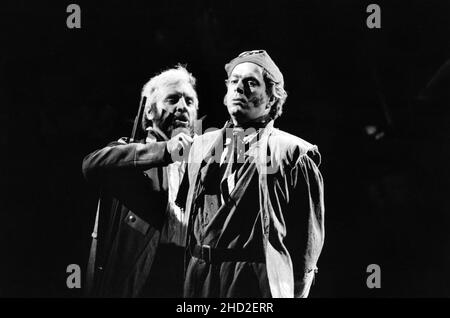 original London cast - l-r: Colm Wilkinson (Jean Valjean), Roger Allam ...