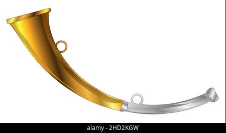 Traditional Fox Hunting Horn Stock Photo - Alamy