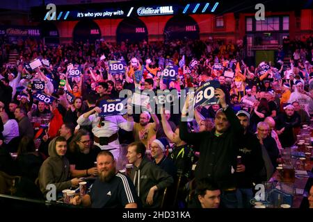 Alexandra Palace, London, UK. 2nd Jan, 2023. 2022/23 PDC Cazoo World ...