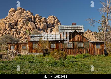 Keys Ranch house Joshua Tree National Park California USA Stock Photo ...