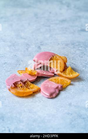Dried Strawberry Slices Ready to Eat Stock Photo - Alamy