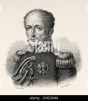 General Antoine Drouot, Comte Drout, 1774-1847, a French officer who ...