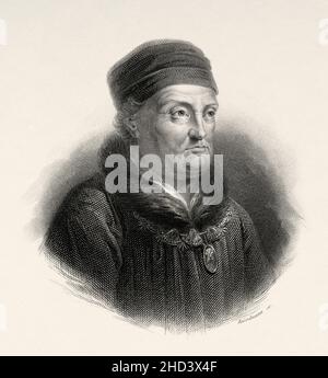 René I, Duke of Anjou, Titular King of Naples and Jerusalem Stock Photo ...