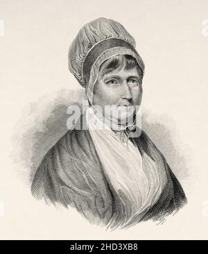 Elizabeth Betsy Fry, 1780 – 1845, née Gurney. English prison reformer ...