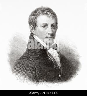 Sir Humphry Davy (1778-1829), British chemist, discovered several ...