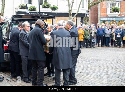 Jethro's Final Farewell took place in Truro Cathedral, Truro. Geoffrey ...