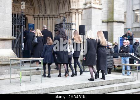 Jethro's Final Farewell took place in Truro Cathedral, Truro. Geoffrey ...