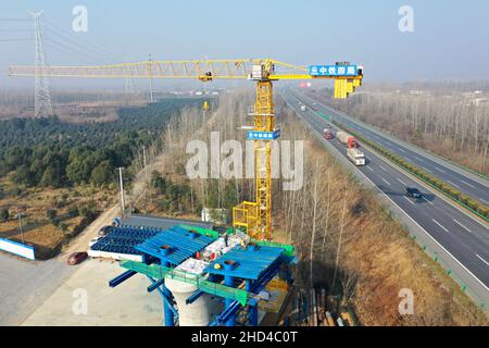 Aerial photo shows the new Hefei Science and Technology Museum in Hefei ...