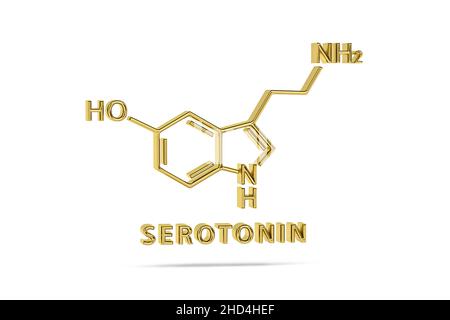 Golden 3d chemical formula icon isolated on white background - 3d render Stock Photo - Alamy