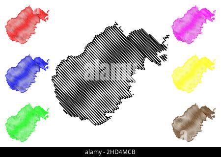 Sheopur district (Madhya Pradesh State, Chambal division, Republic of ...