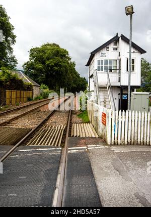 Signal box at Blair Atholl Railway Station Perth & Kinross Scottish ...
