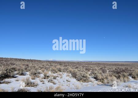 Sagebrush Steppe seen from Highway 140 (the Warner Highway) in the Adel ...