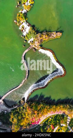 KUNMING, CHINA - NOVEMBER 7, 2021 - An aerial photo taken on Nov. 7 ...