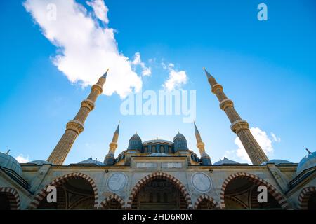 Islamic background. Calligraphies of Holy Quran on the mihrab of Hagia ...