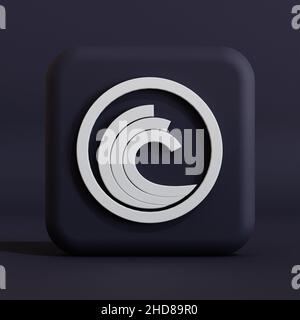 BitTorrent BTT token symbol cryptocurrency logo coin icon isolated on ...