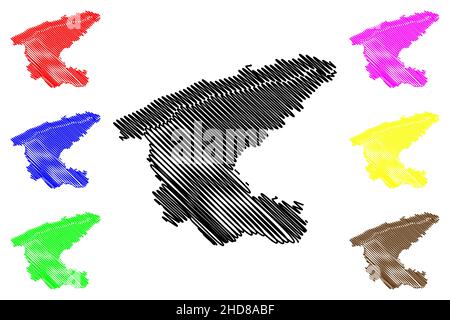 Rewa district (Madhya Pradesh State, Rewa division, Republic of India ...