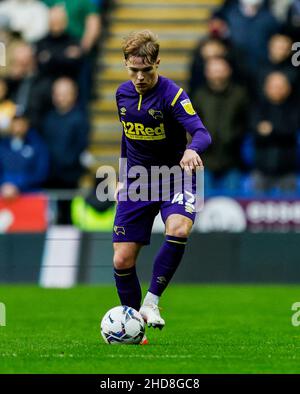 Derby County's Liam Thompson during the Sky Bet Championship match at ...