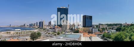 Luanda Angola - 11 29 2021: Amazing panoramic aerial view of downtown ...