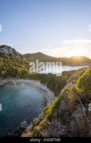 Porto Timoni is an amazing beautiful double beach in Corfu, Greece ...