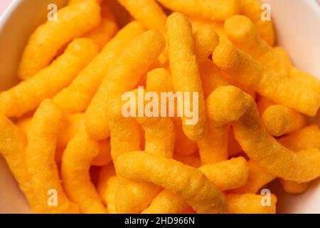 Cheese Puffs, Bowl of Cheesy Puffs Stock Photo - Alamy