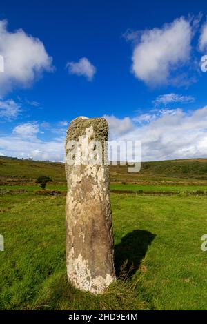 Gour Standing Stone, Castletownbere, County Cork, Ireland Stock Photo ...