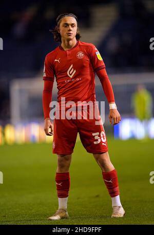 Wigan Athletic's Thelo Aasgaard during the Sky Bet League One match at ...
