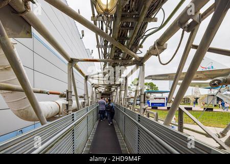 Texas, DEC 27 2021 - Independence Plaza at Space Center Houston Stock ...