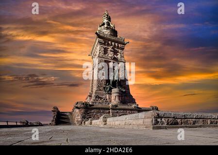 The Kyffhäuser Monument or also called Barbarossa Monument is a Kaiser ...