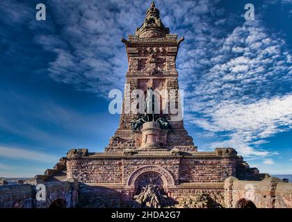 The Kyffhäuser Monument or also called Barbarossa Monument is a Kaiser ...