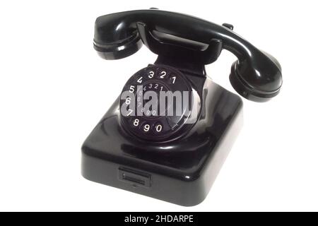 Altes Telefon aus den 1960er Jahren Stock Photo - Alamy