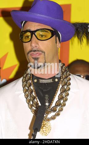 Fictional TV character ALI G,created by Sacha Baron Cohen,at the launch ...